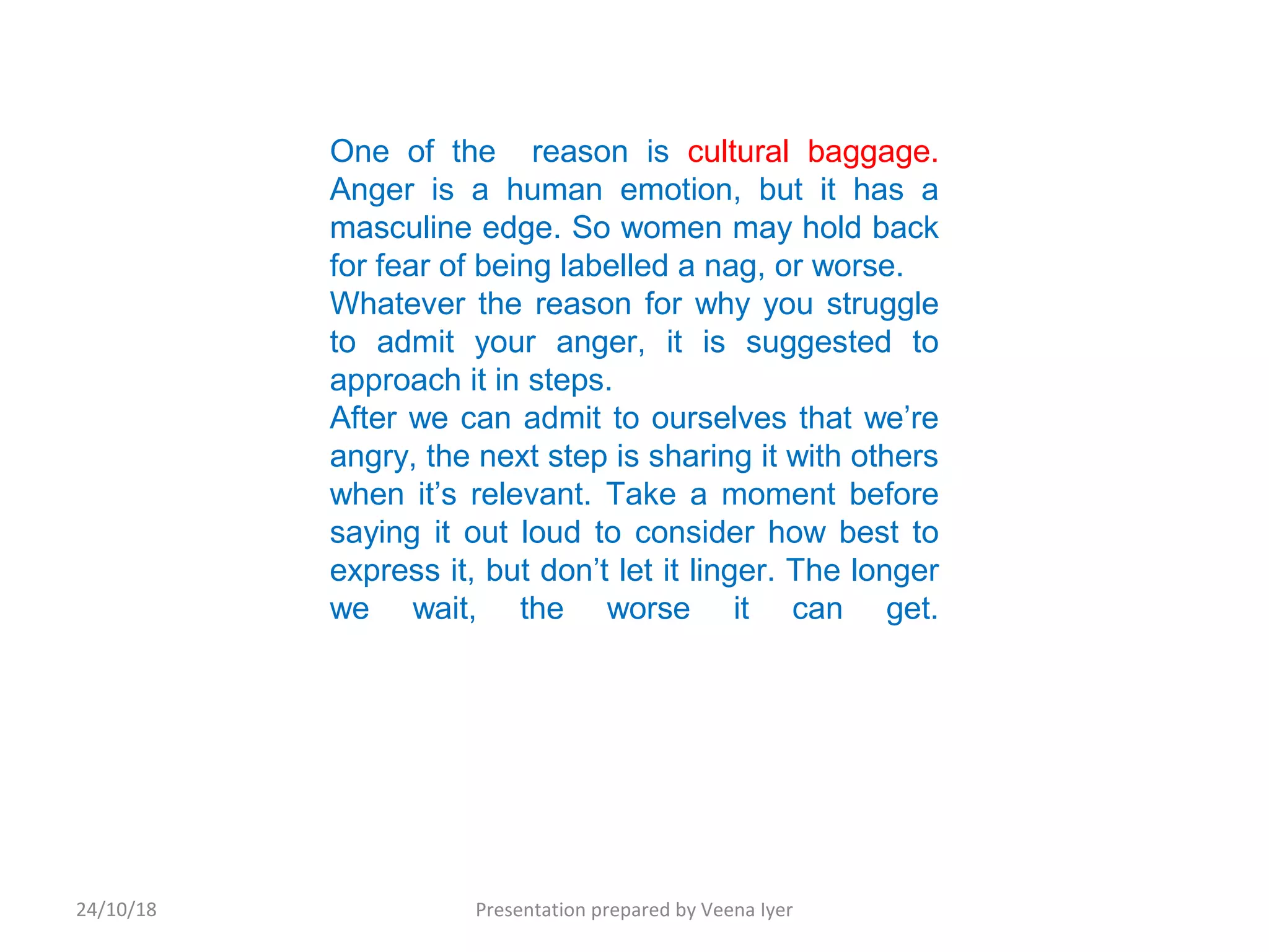 Anger management thru dmt final (2) | PPT