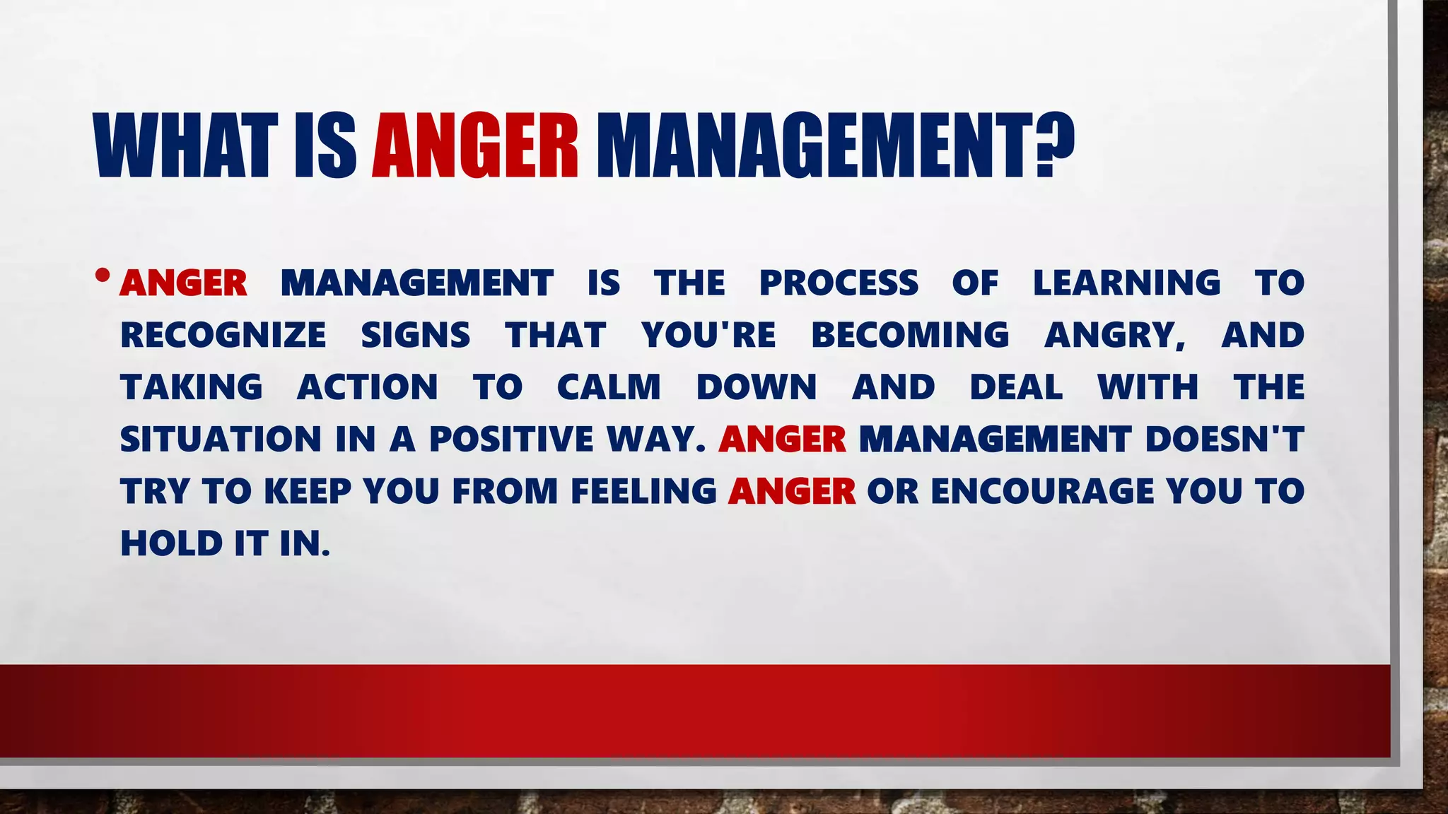 Anger managment | PPT