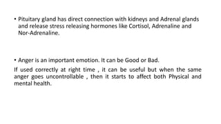 Anger -underlying causes, how to manage it | PPT