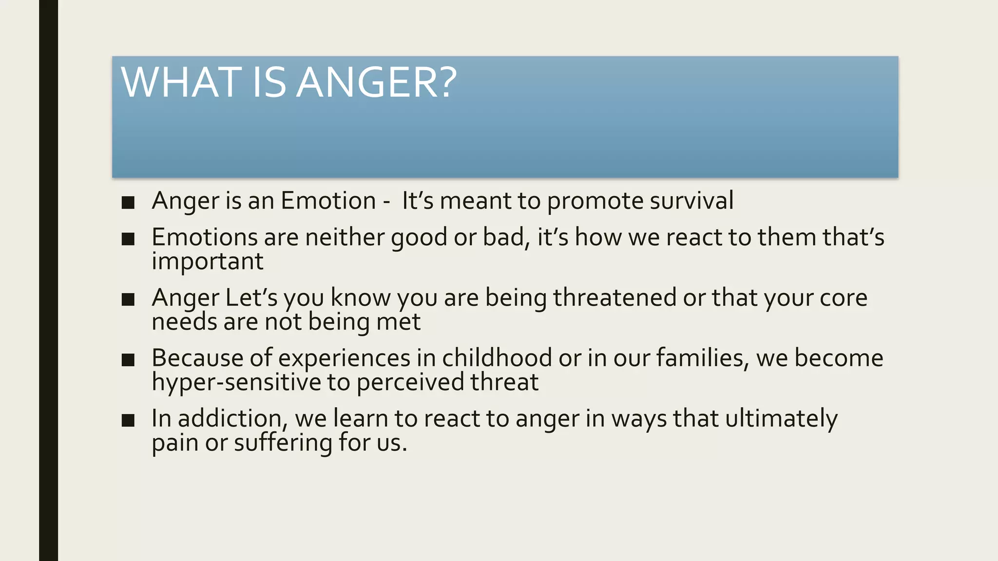 Anger Presentation | PPTX
