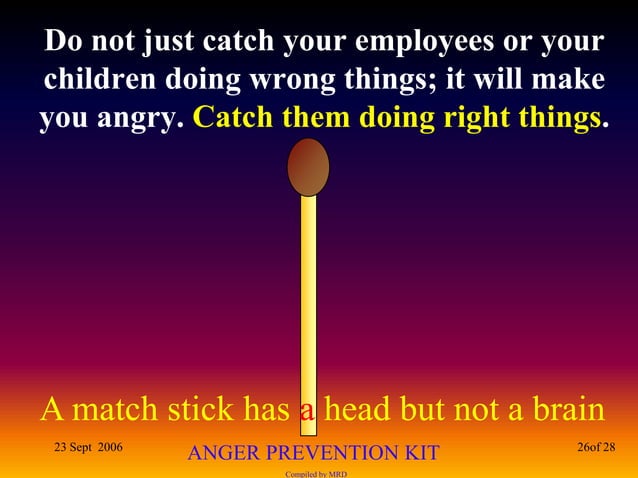 Anger prevention | PPS | First Aid | Injuries