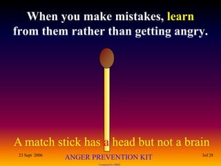 Anger prevention | PPS | First Aid | Injuries