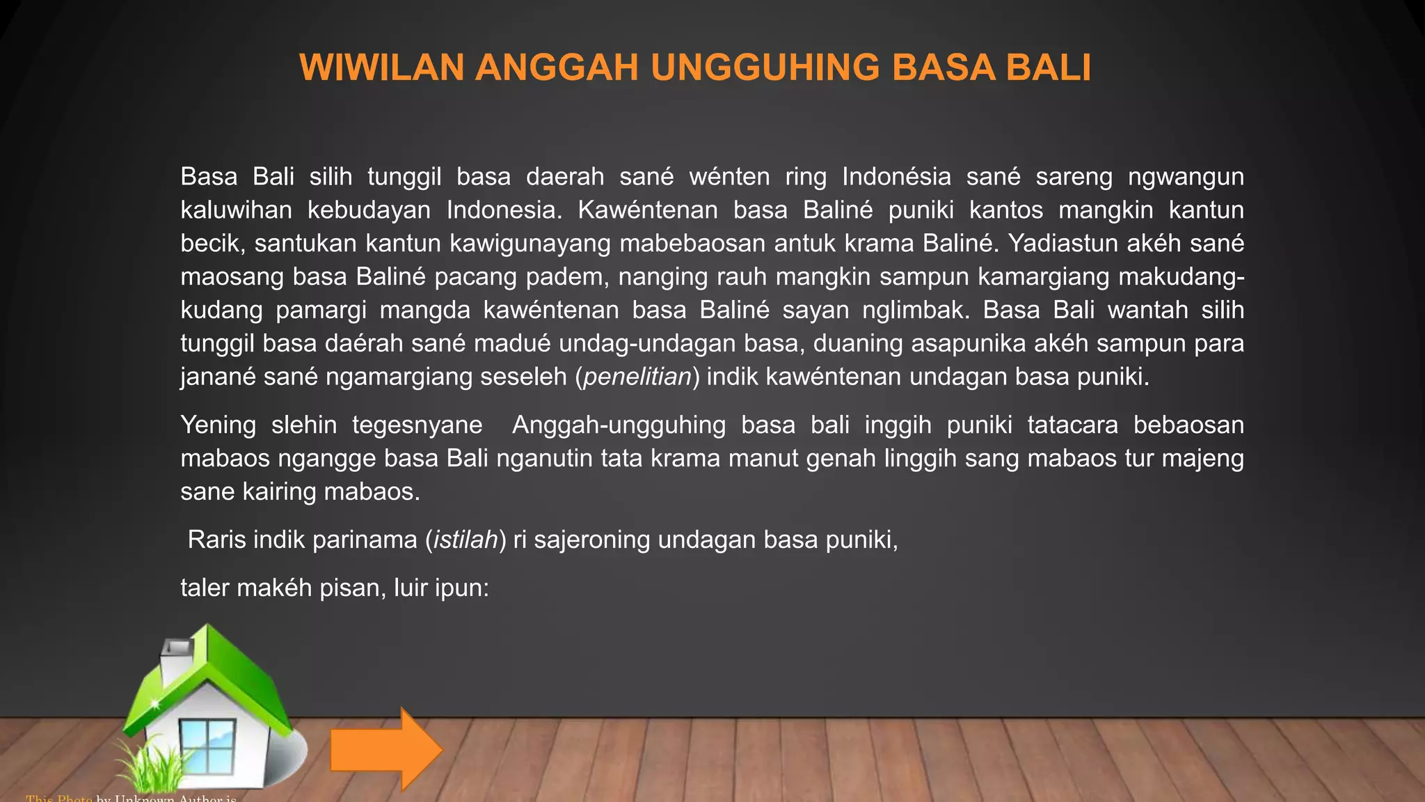 ANGGAH-UNGGUHING BASA BALI ppt | PPTX