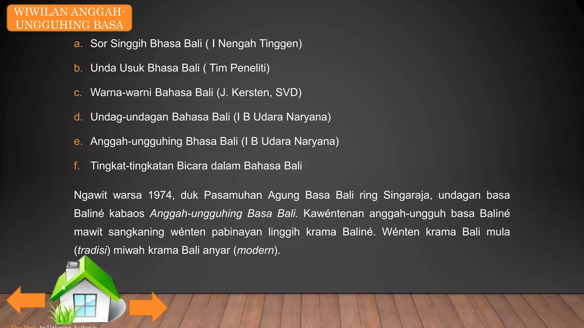 Anggah ungguhing lengkara BASA BALI | PPTX