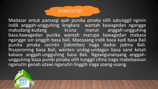 Anggah Ungguhing Lengkara Basa Bali Ppt