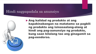 Ang gampanin ng mga mamimili | PPTX