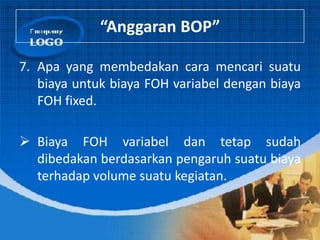 Anggaran bop | PPTX