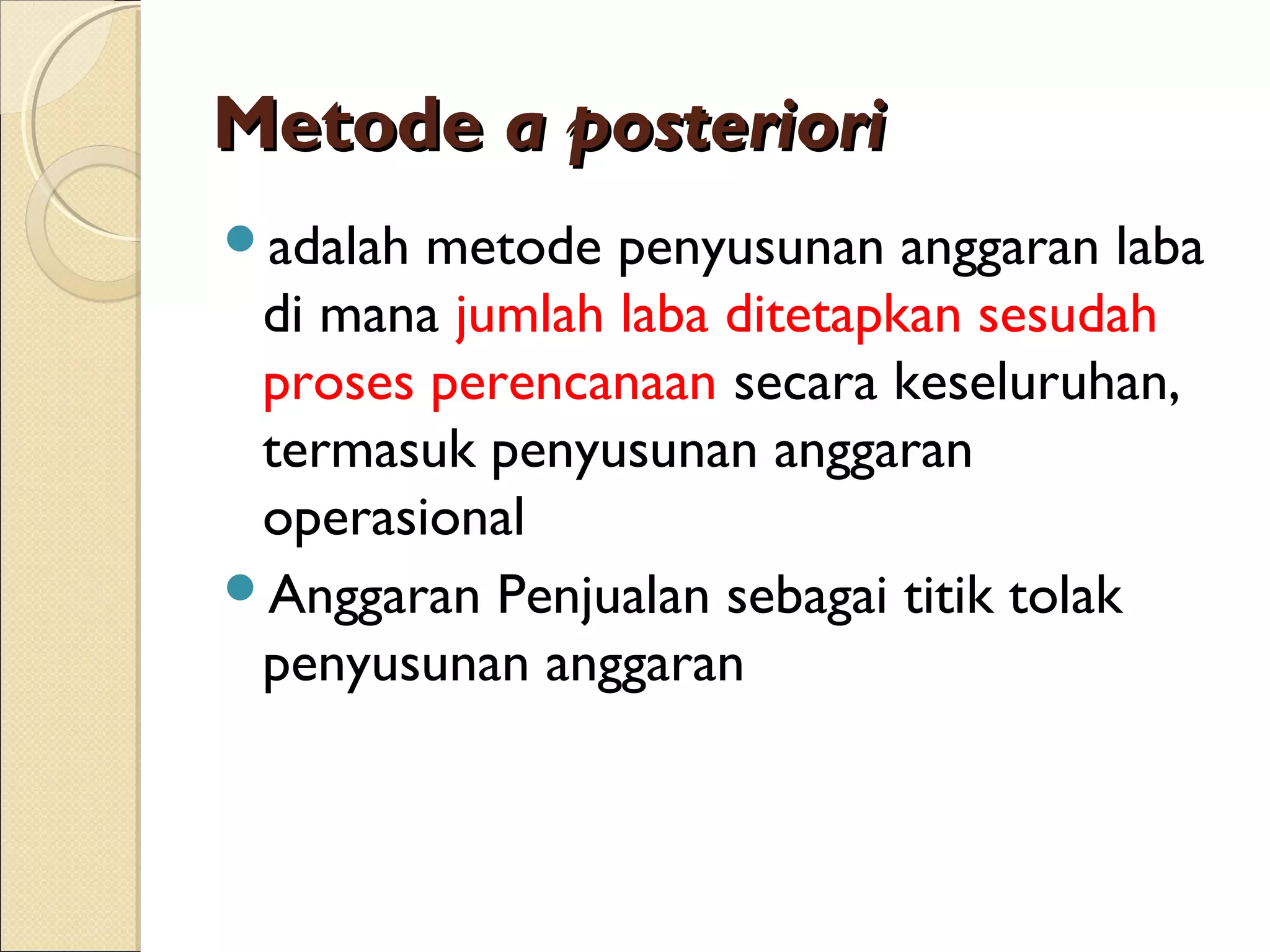 Anggaran operasional | PPT