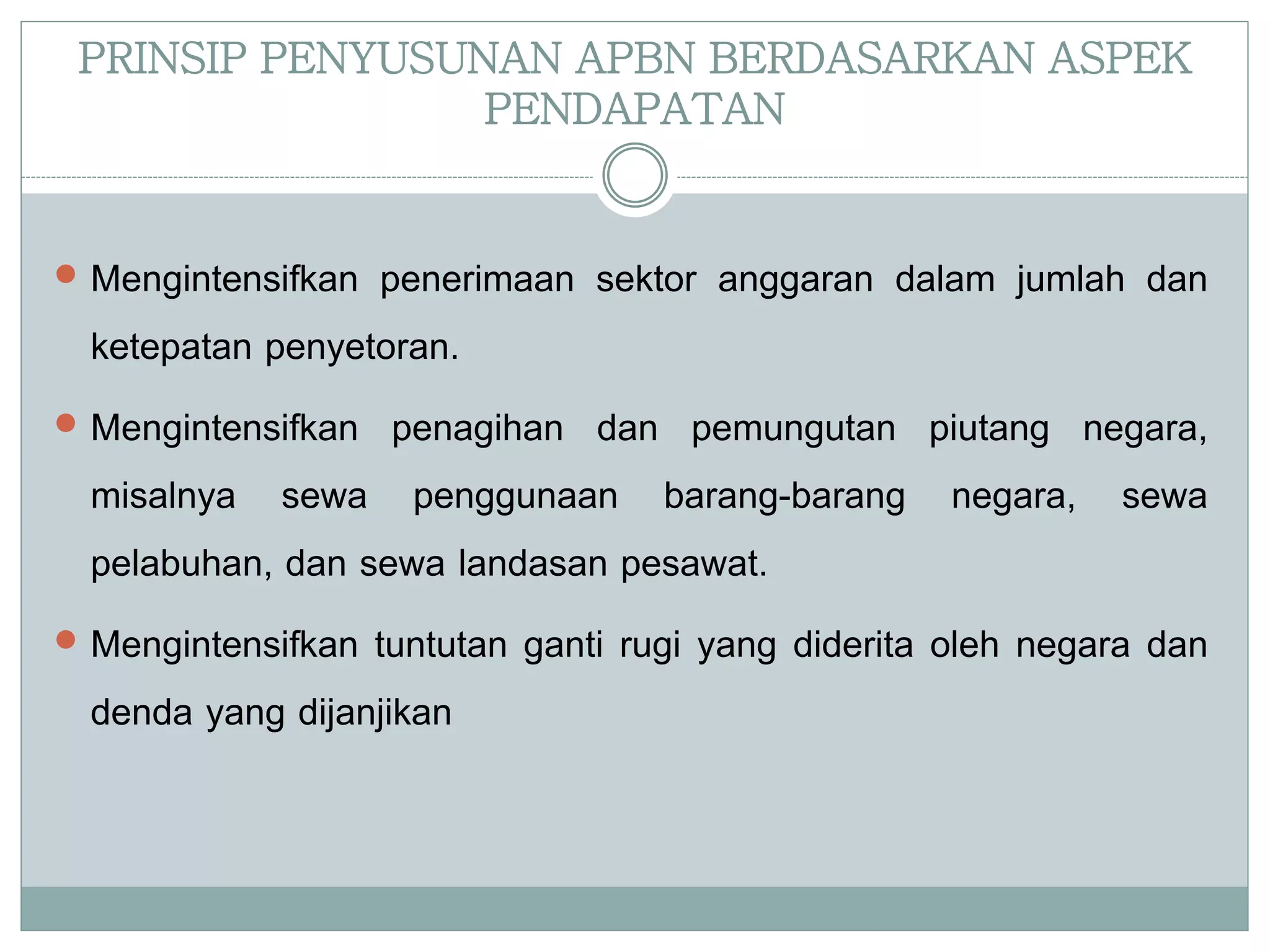 Anggaran pendapatan dan belanja negara | PPTX