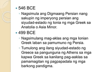 Ang gintong panahon ng athens at kontribusyon ng Athens | PPTX