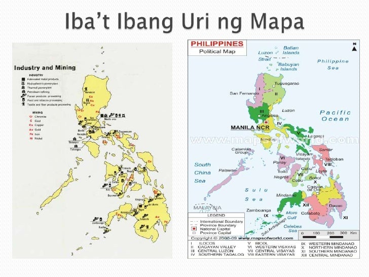 Ang globo at ang mapa