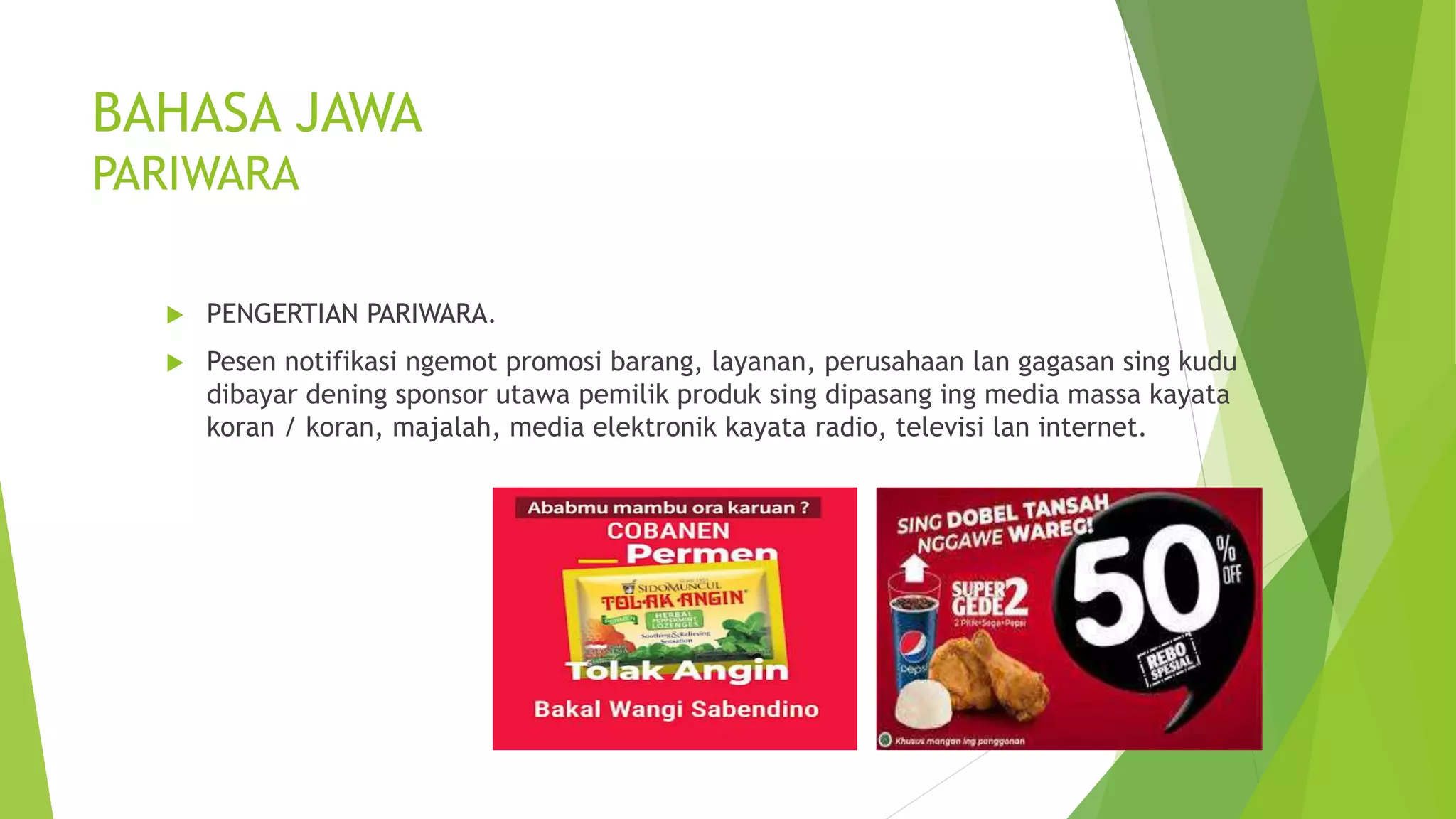 Iklan, Slogan, Poster | PPT