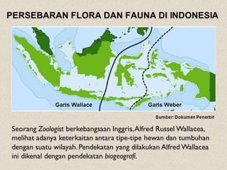 Persebaran flora dan fauna diindonesia | PPTX