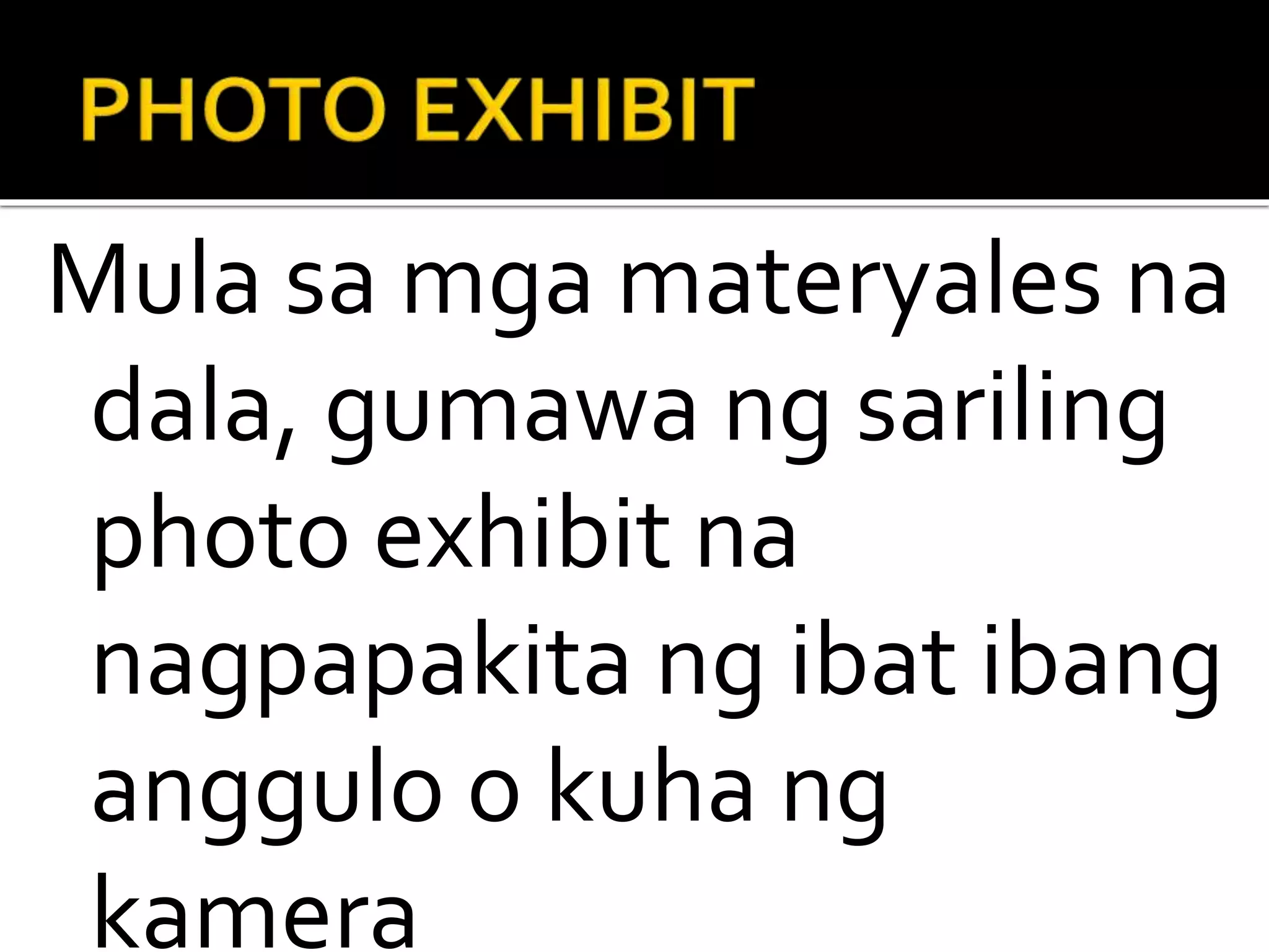 Anggulo ng kamera | PPTX