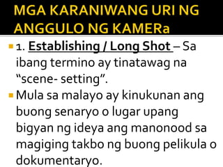 Anggulo ng kamera | PPTX