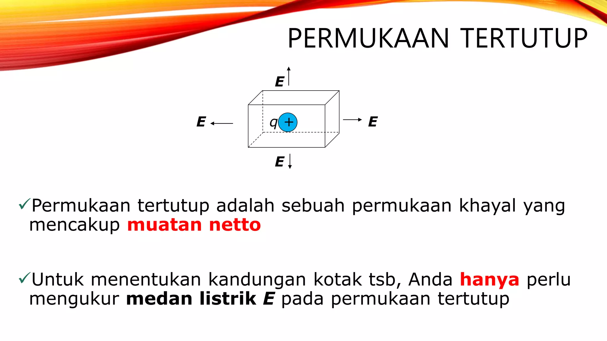 Fluks Listrik dan Hukum Gauss | PPTX