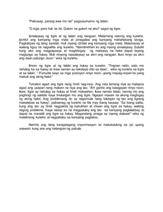 Ang Hatol ng Kuneho | DOCX