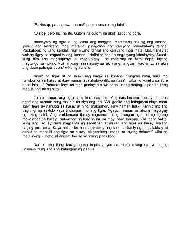 Ang Hatol ng Kuneho | DOCX