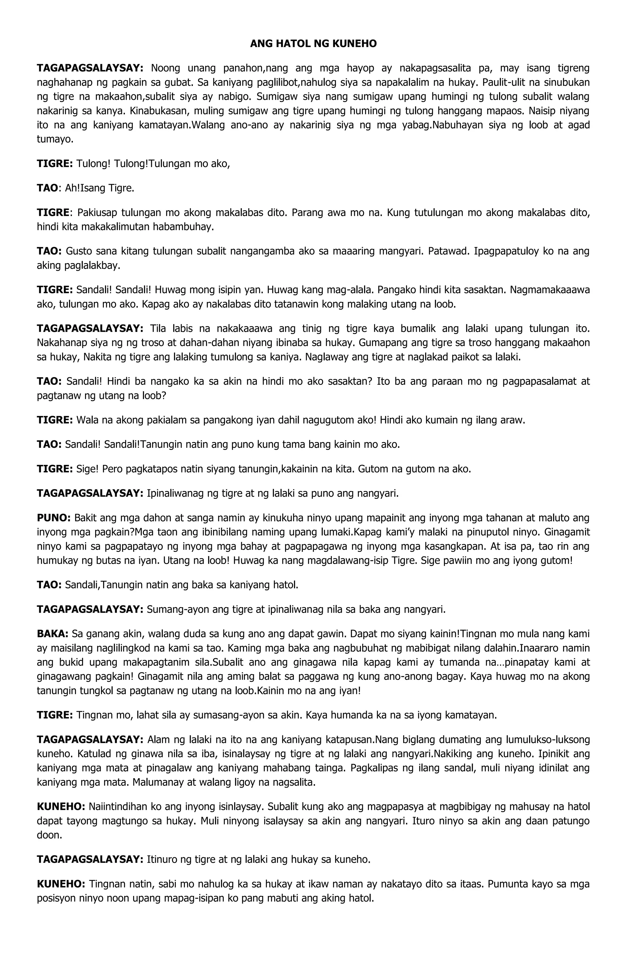 Ang hatol ng kuneho | PDF