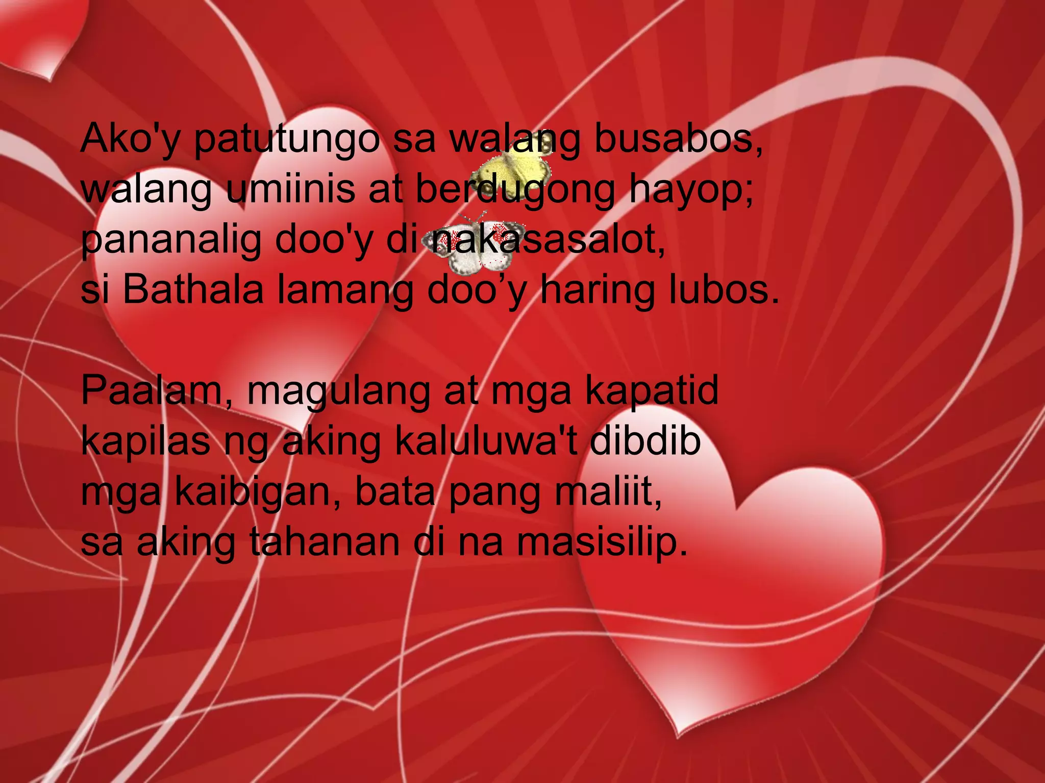 Ang huling paalam | PPT