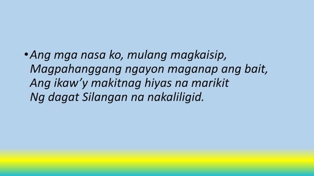 Ang Huling Paalam ni Jose Rizal material for chorale reading | PPTX