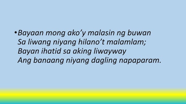 Ang Huling Paalam ni Jose Rizal material for chorale reading | PPTX