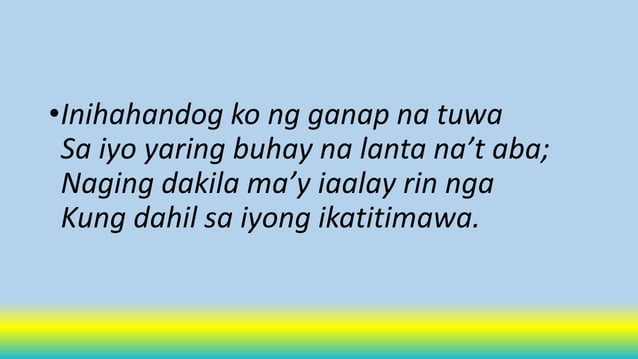 Ang Huling Paalam ni Jose Rizal material for chorale reading | PPTX
