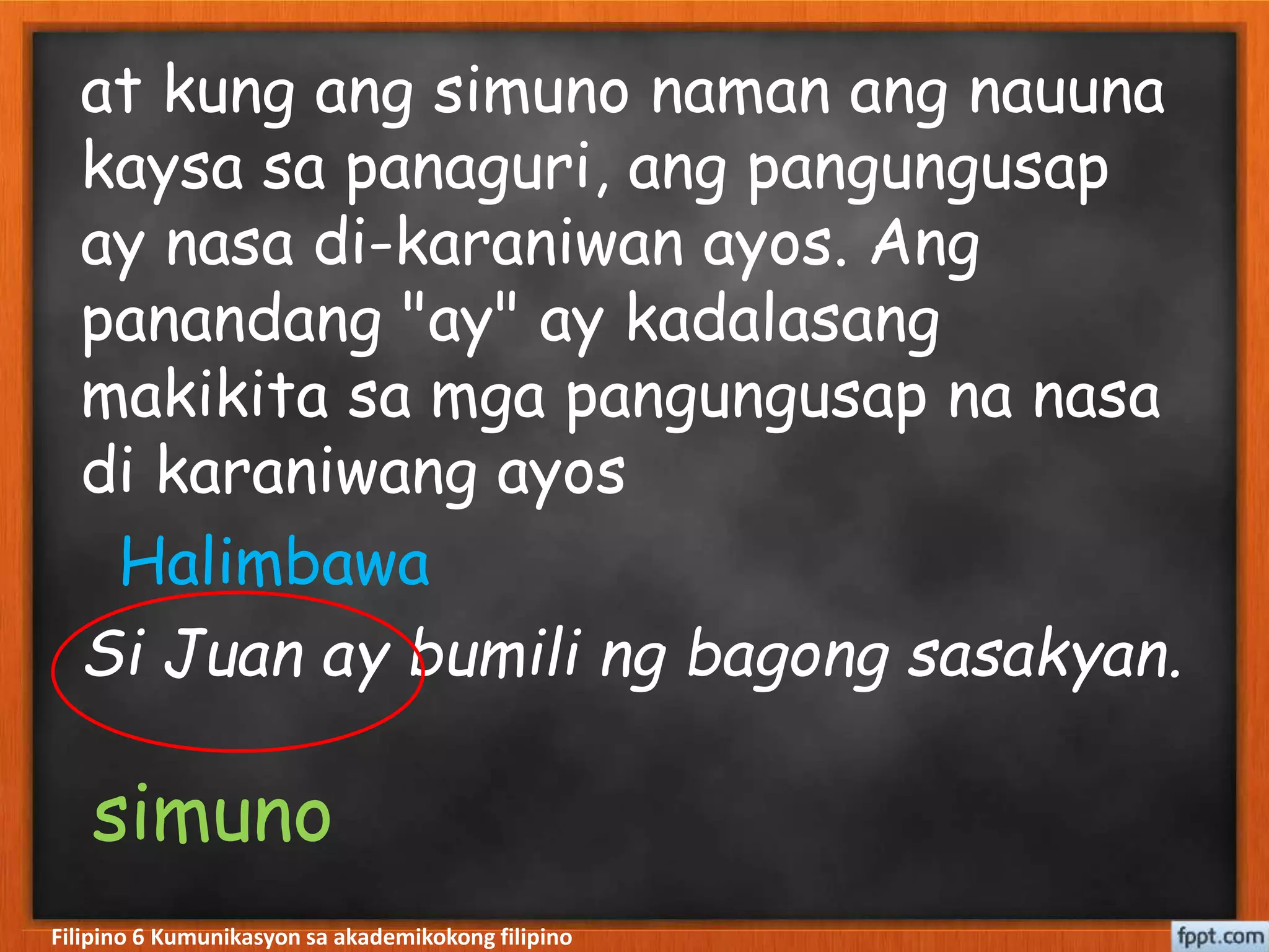 Ang ibat ibang-uri_ng_pangungusap | PPTX