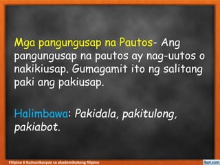 Ang ibat ibang-uri_ng_pangungusap | PPTX