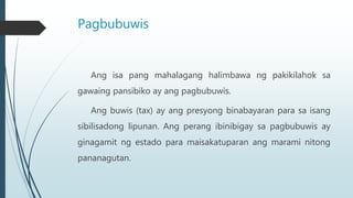 Ang Ibat Ibang Gawaing Pansibiko sa Pamayanan at Bansa | PPTX