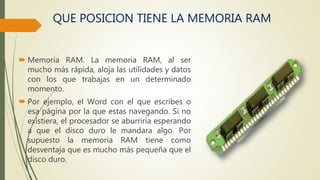 La memoria ram | PPTX