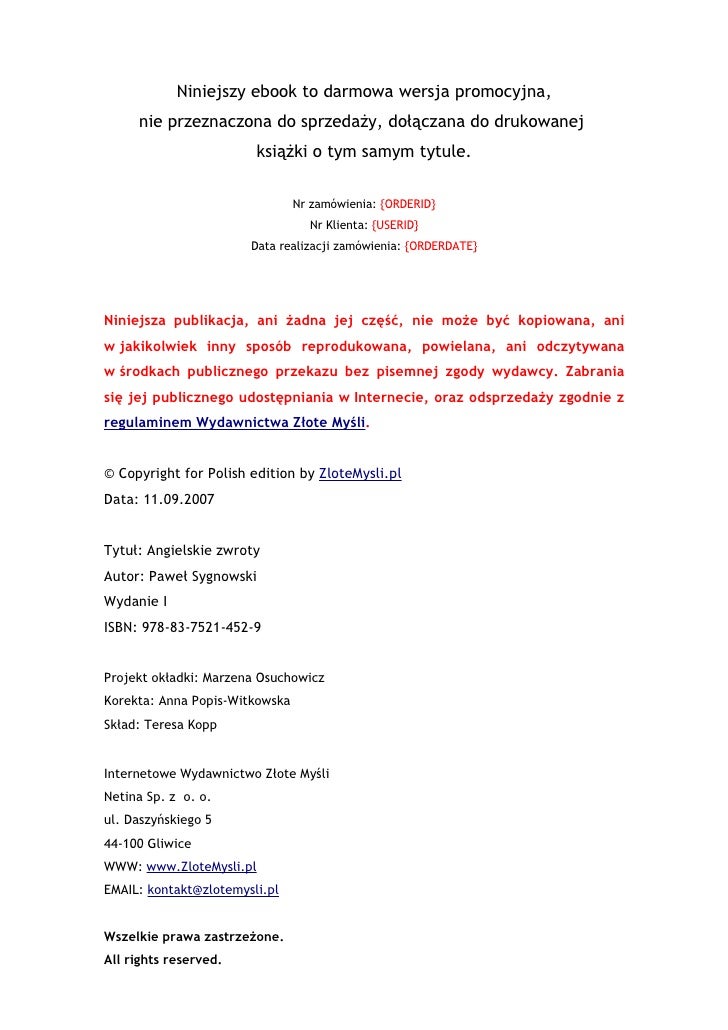 Angielskie Zwroty | PDF