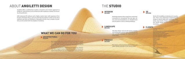 Angiletti design studio profile.. | PDF