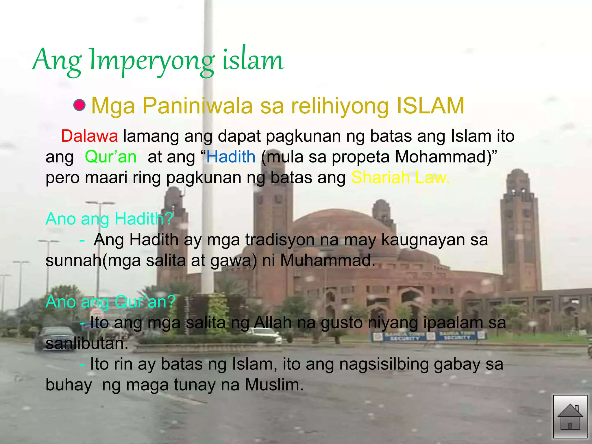 Ang imperyong islam | PPT