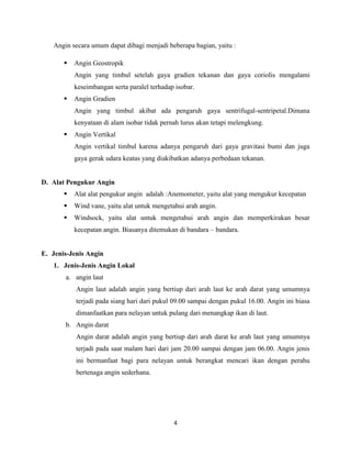 fisika lingkungan Angin | DOCX
