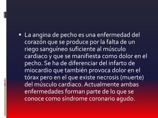 Angina | PPTX