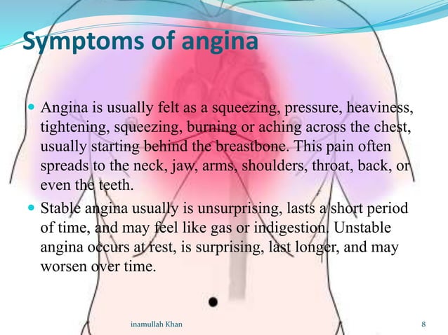 Angina With Nursing Care | PPTX