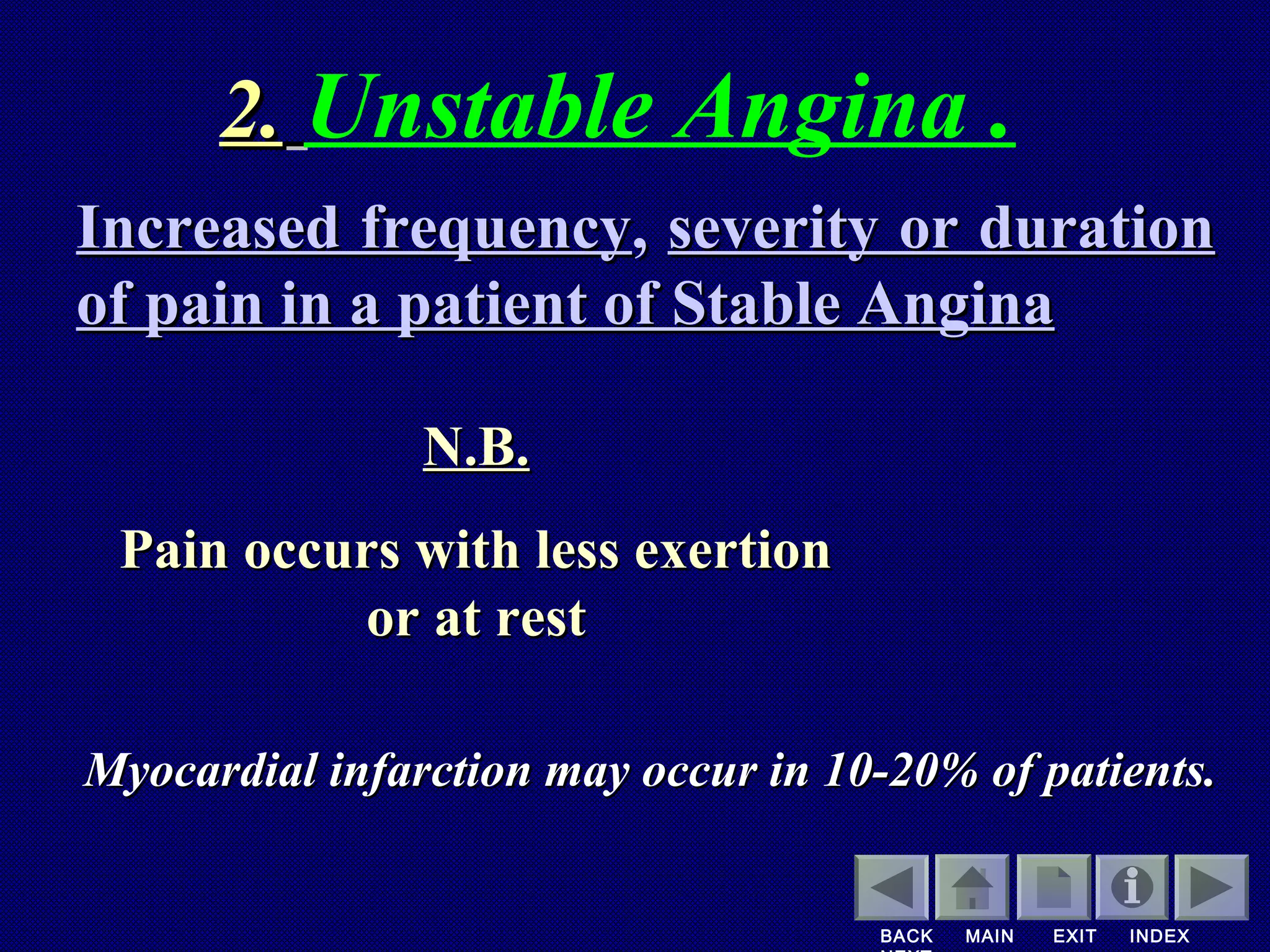 Angina | PPT | Heart and Cardiovascular Diseases | Diseases and Conditions