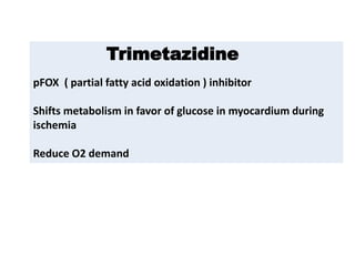 Antianginal drugs | PPTX