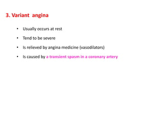 Pathophysiological approach of Angina Pectoris | PPTX