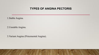 Angina pectoris cardicac disease000.pptx | Heart and Cardiovascular ...