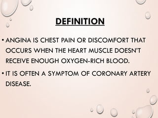 Angina pectoris presentation or chest pain.pdf | Heart and ...