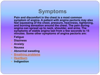Angina pectoris | PPTX