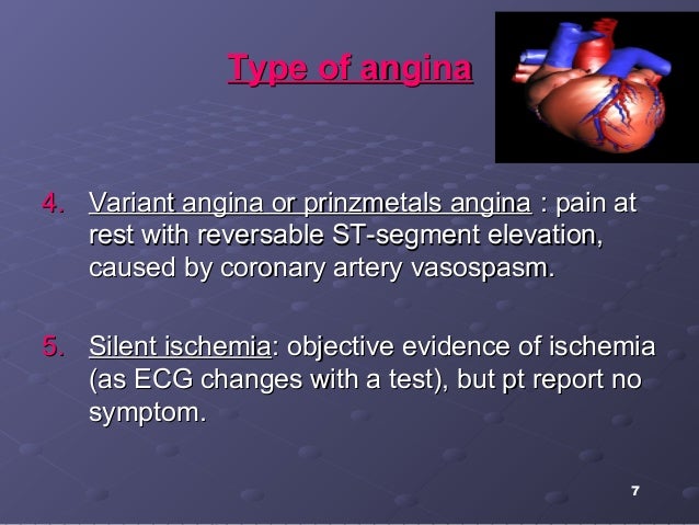 Angina pectoris