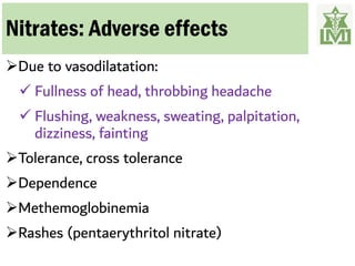 Angina, Heart failure and dyslipidaemia | PPT