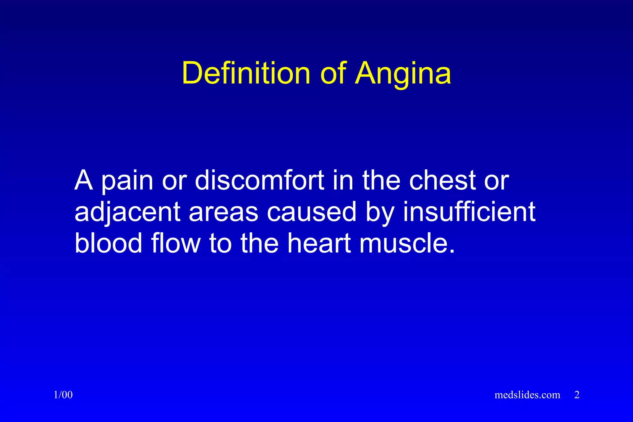 Chronic Stable Angina | PPT