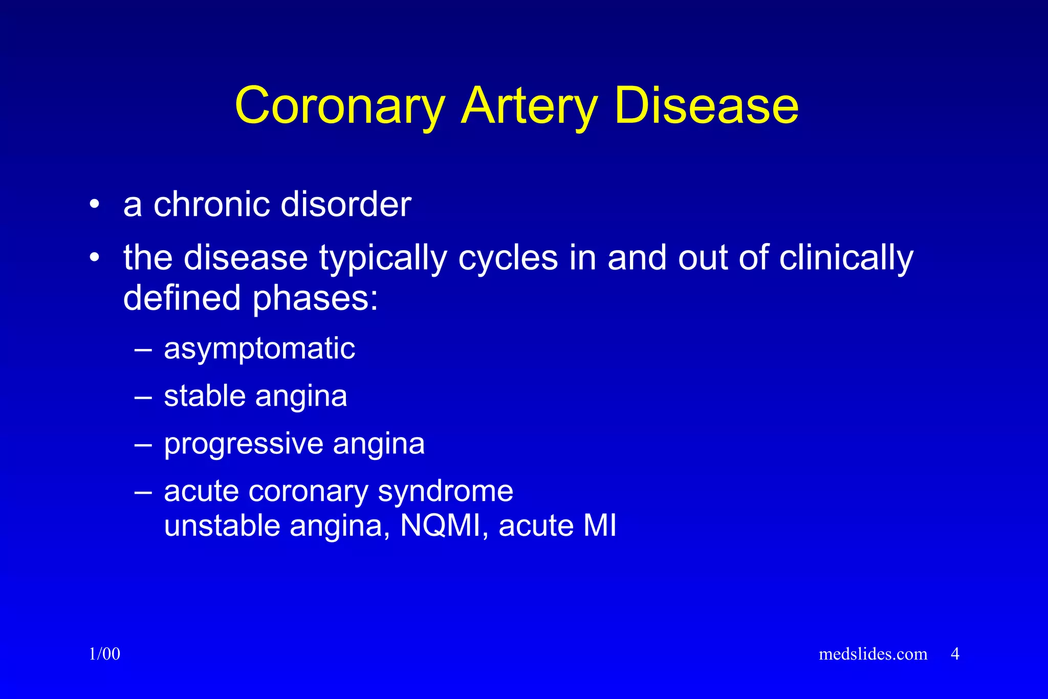 Chronic Stable Angina | PPT