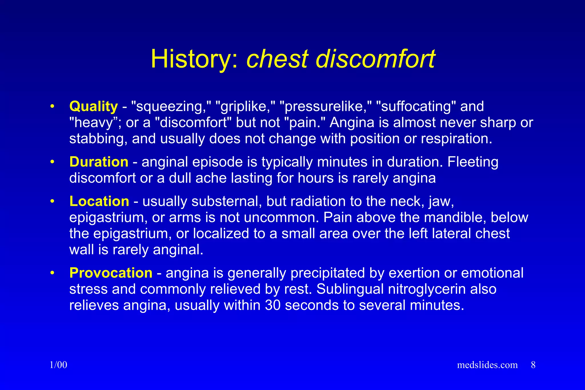 Chronic Stable Angina | PPT