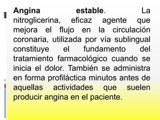 Angina de pecho | PPTX