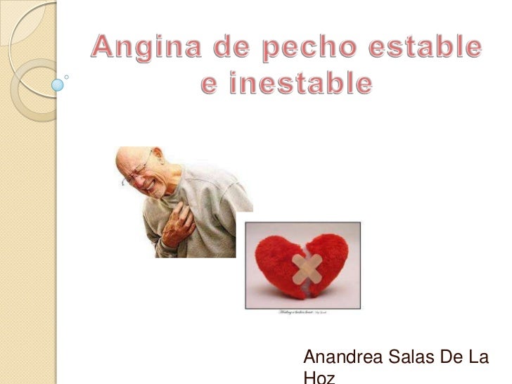Angina de pecho estable e inestable